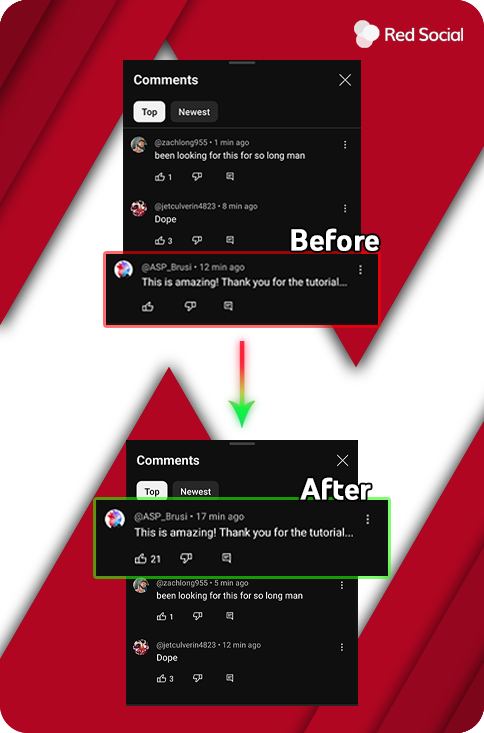 Buy YouTube Comment Likes from Active Users