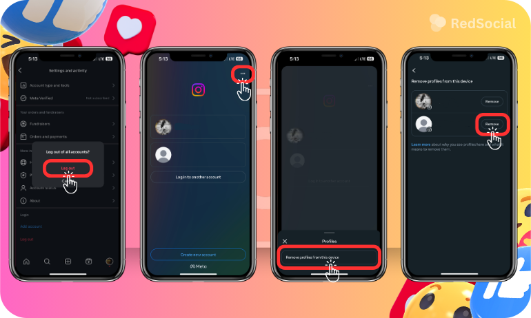 How to Log Out of a Single Instagram Account in 2025