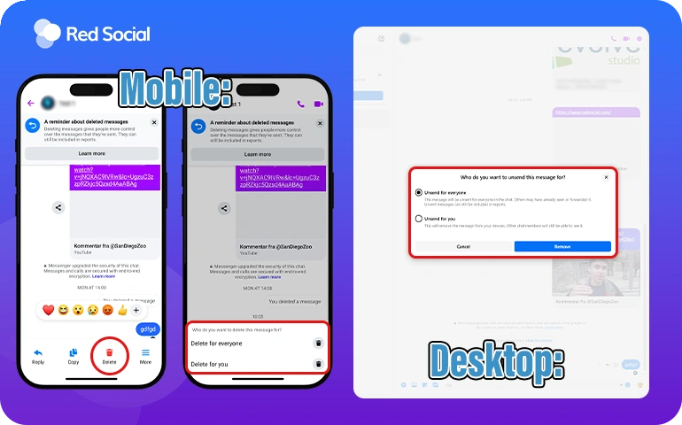How to Delete Messages on Messenger (Facebook)